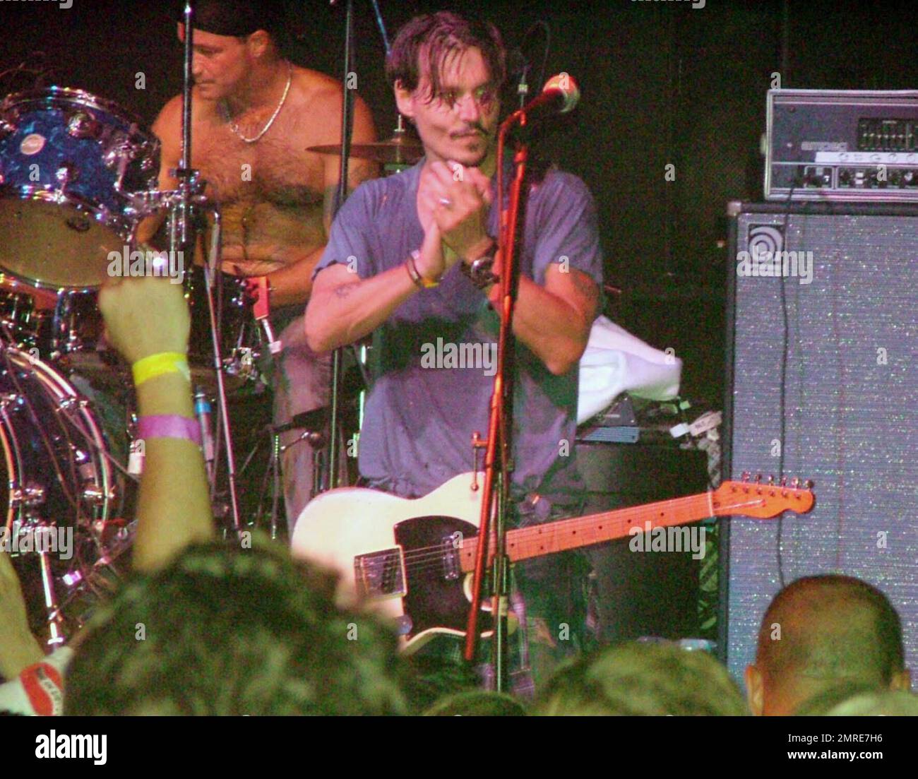 Following days of rehearsals, heart throb actor Johnny Depp joined his ...