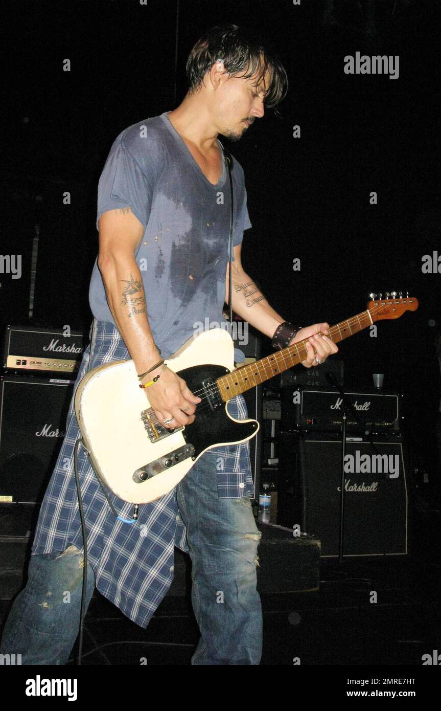 Following days of rehearsals, heart throb actor Johnny Depp joined his ...