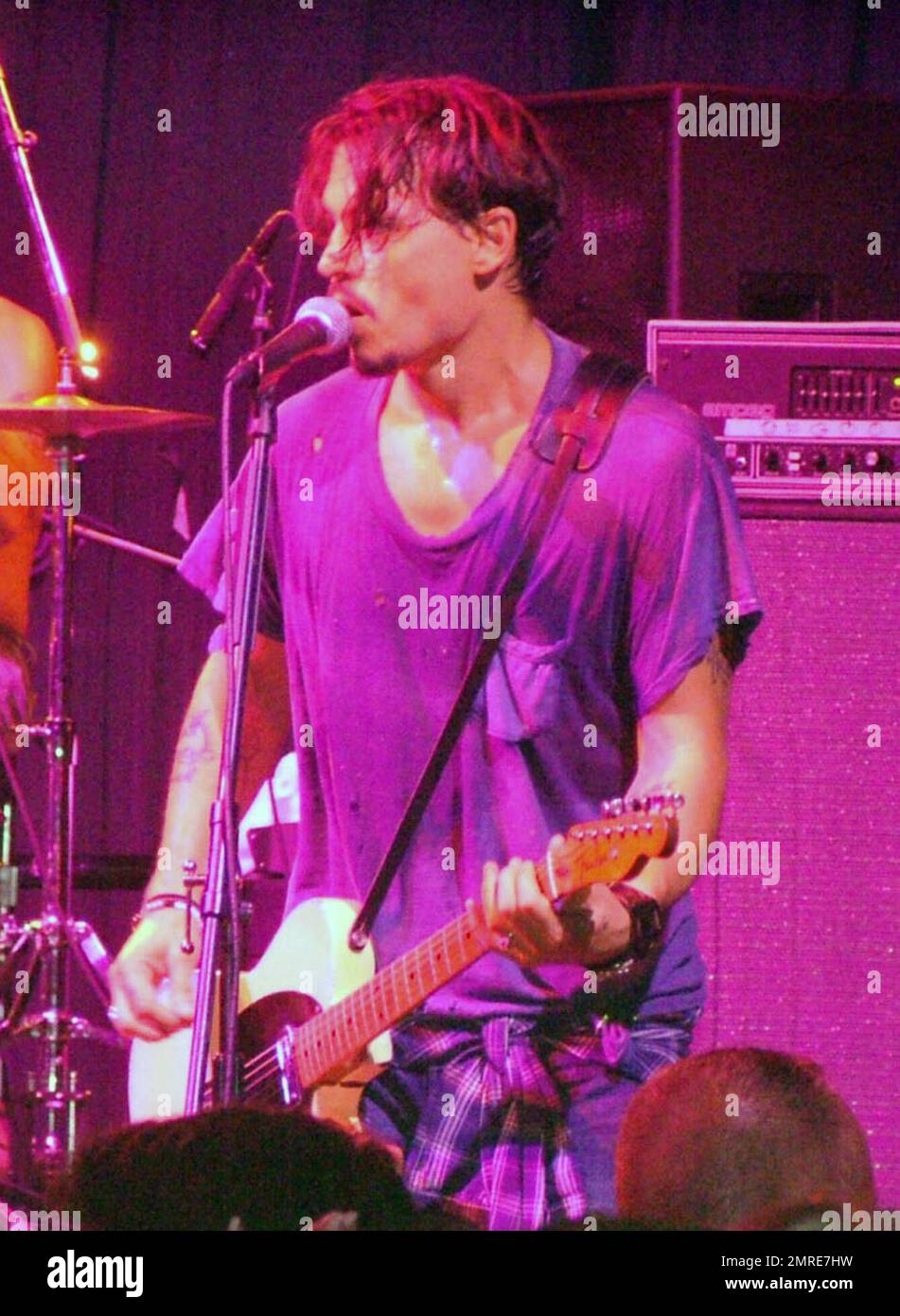 Following days of rehearsals, heart throb actor Johnny Depp joined his ...