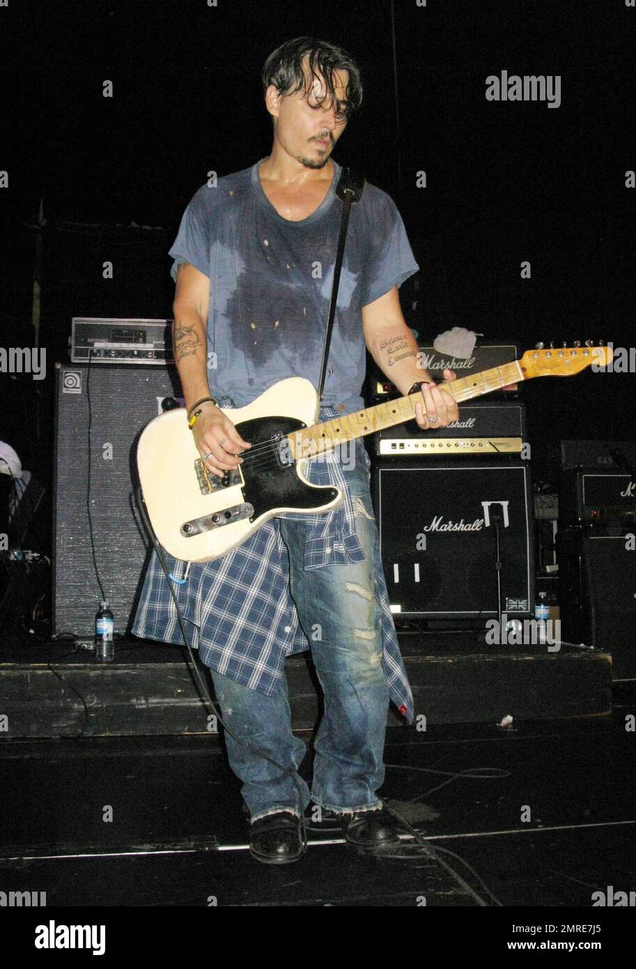 Following days of rehearsals, heart throb actor Johnny Depp joined his ...