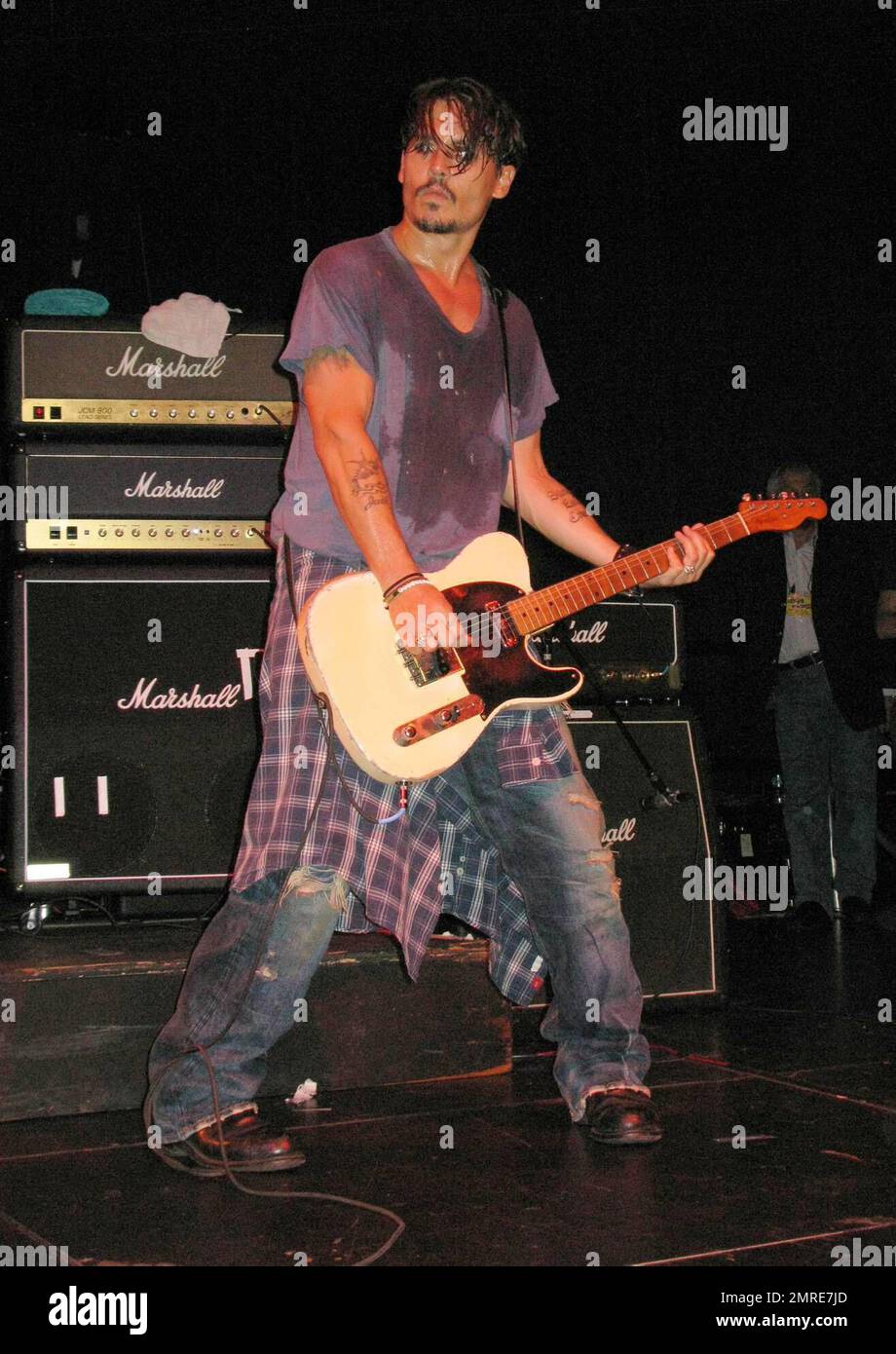 Following days of rehearsals, heart throb actor Johnny Depp joined his ...