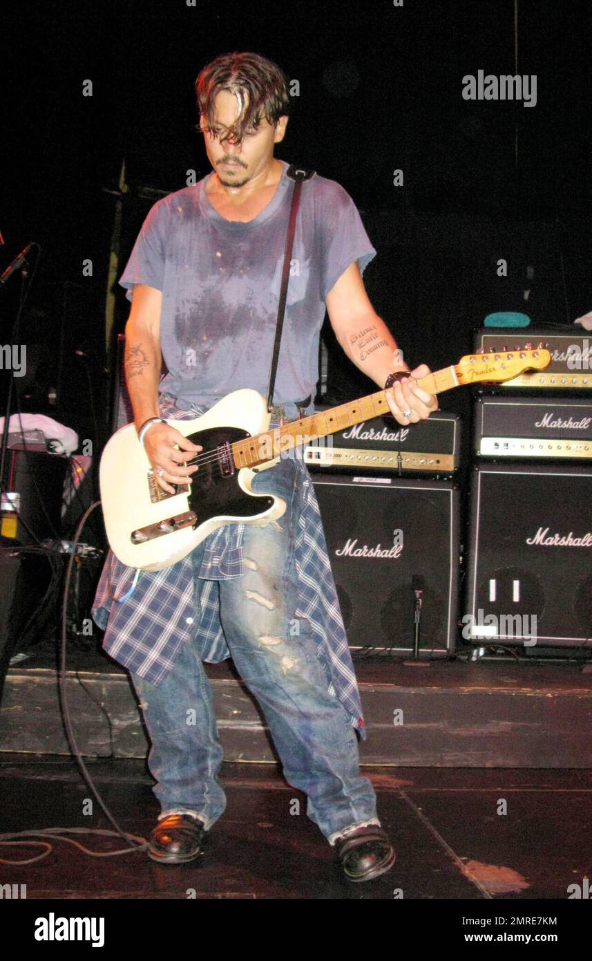 Following days of rehearsals, heart throb actor Johnny Depp joined his ...