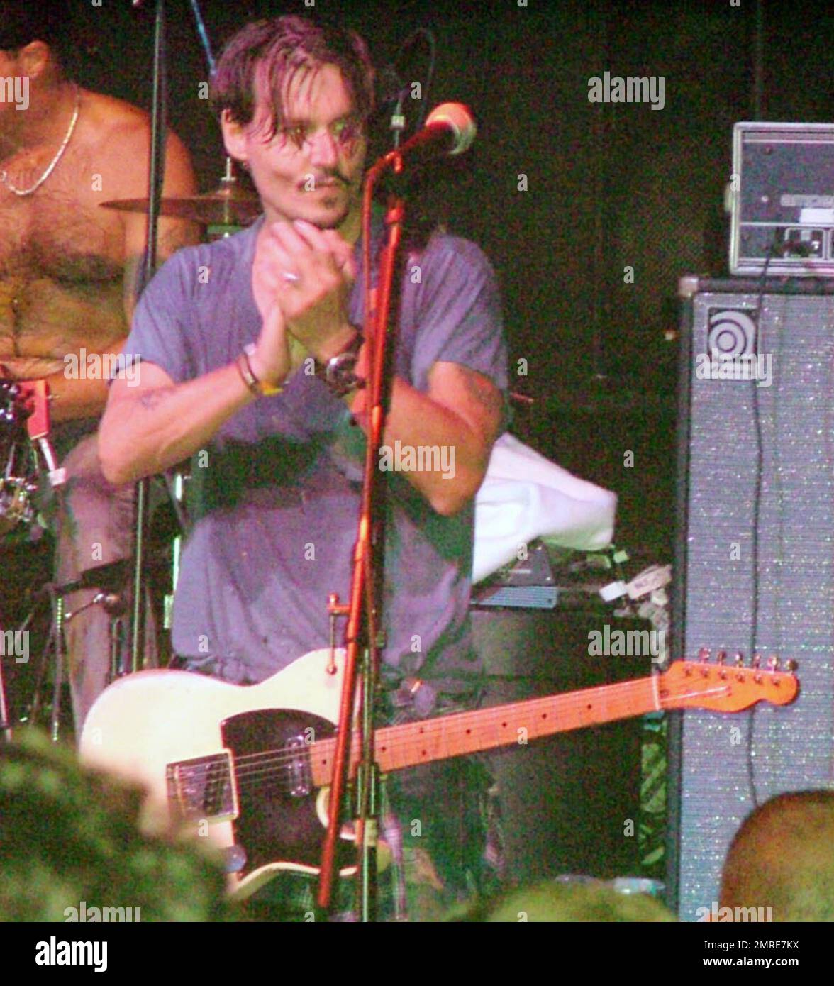 Following days of rehearsals, heart throb actor Johnny Depp joined his ...