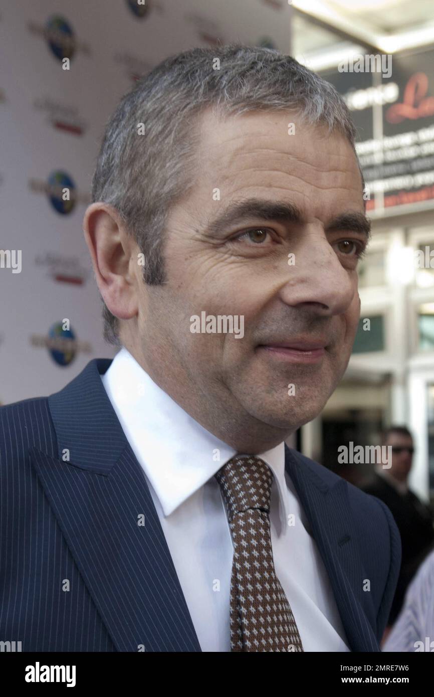 Rowan Atkinson attends the"Johnny English Reborn" World Premiere held ...