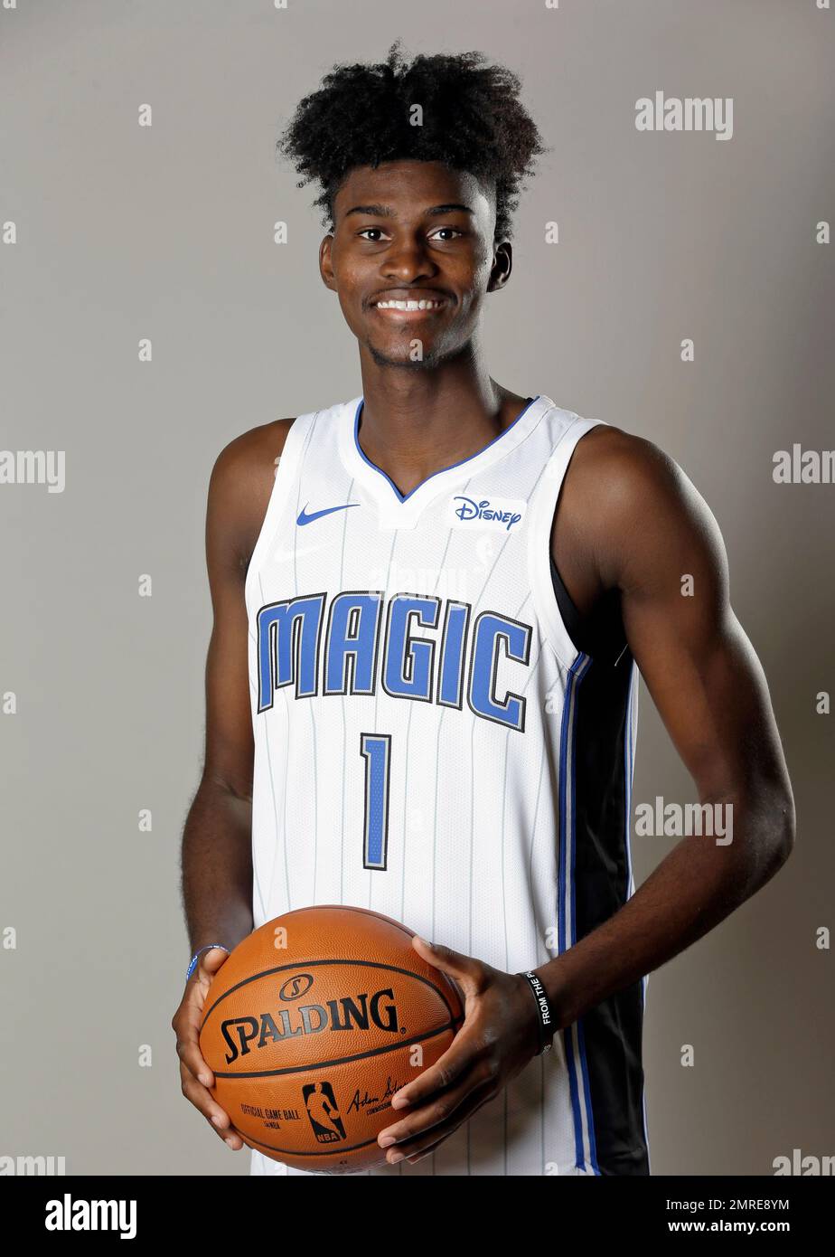 This image shows Orlando Magic's Jonathan Isaac, Monday, Sept. 25, 2017 ...