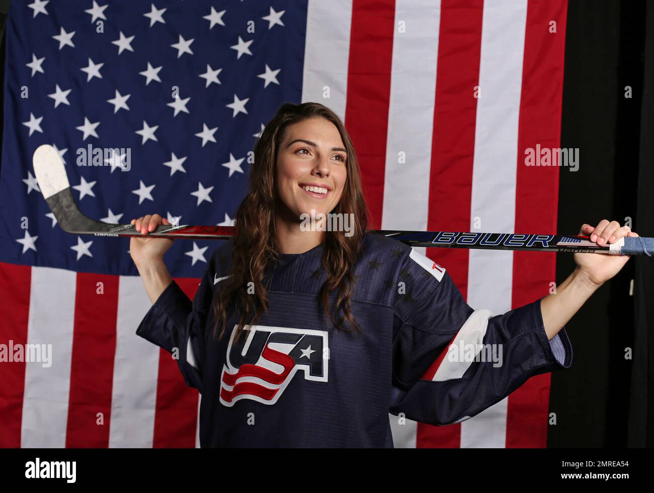 United States Olympic Winter Games Hilary Knight, ice hockey, poses for ...