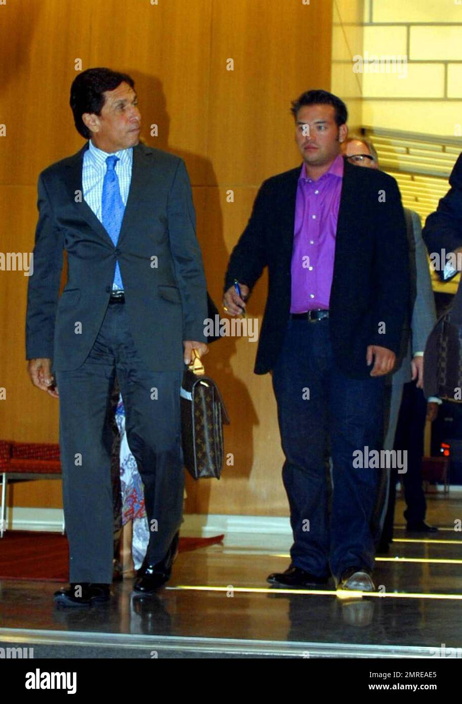 Reality star Jon Gosselin tapes an interview with Larry King at the CNN ...