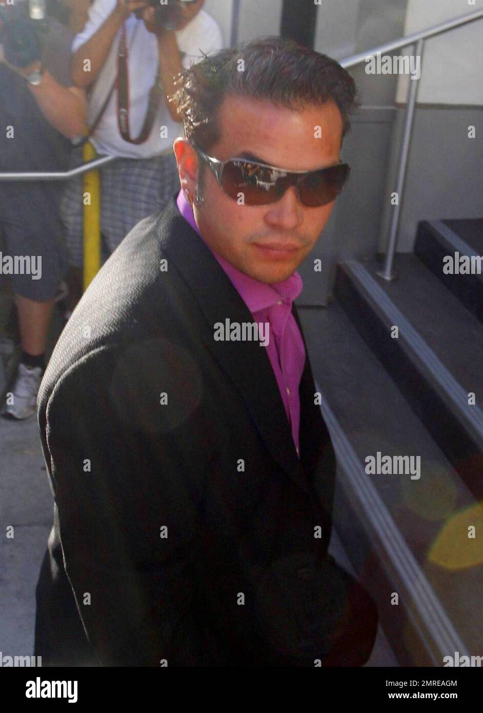 Reality star Jon Gosselin tapes an interview with Larry King at the CNN ...