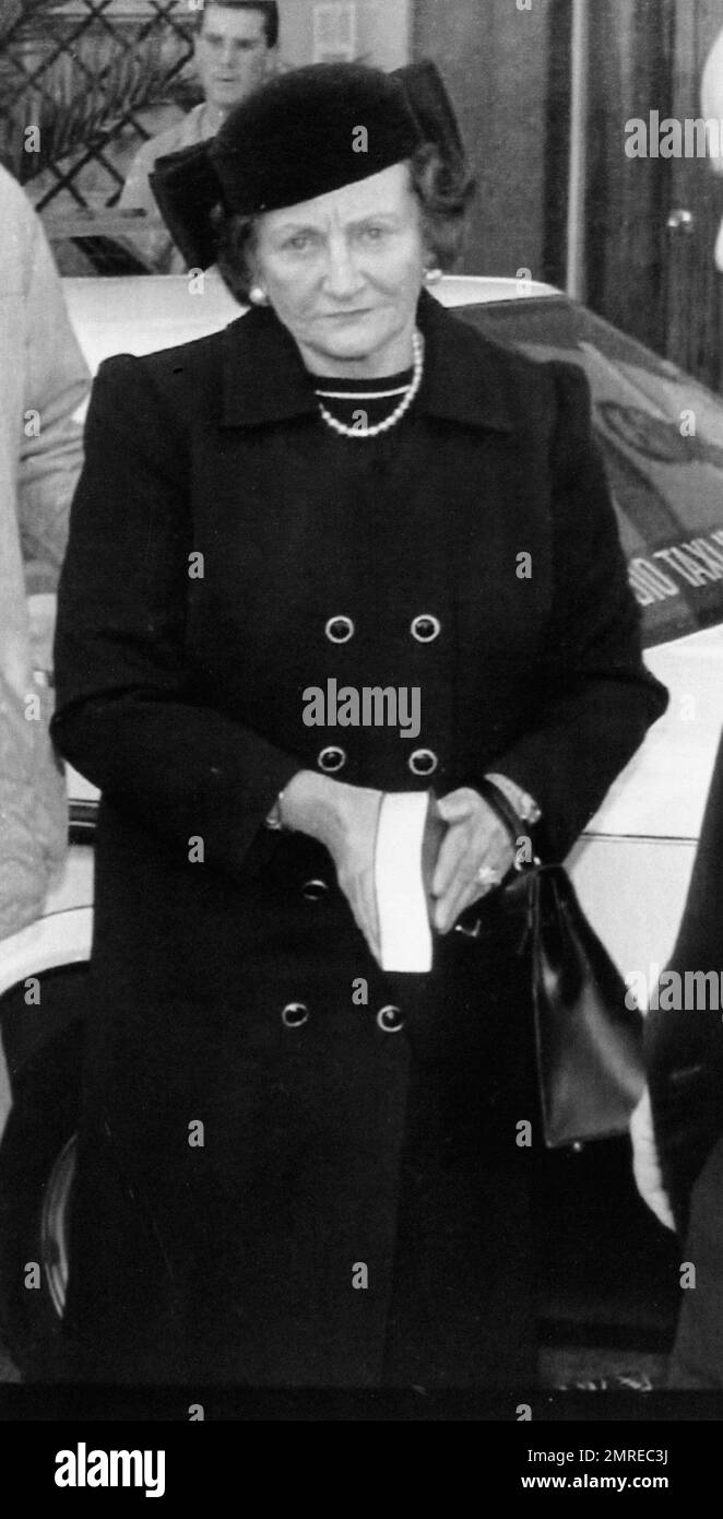 Elizabeth Maxwell widow of British Publisher Robert Maxwell, carries a ...