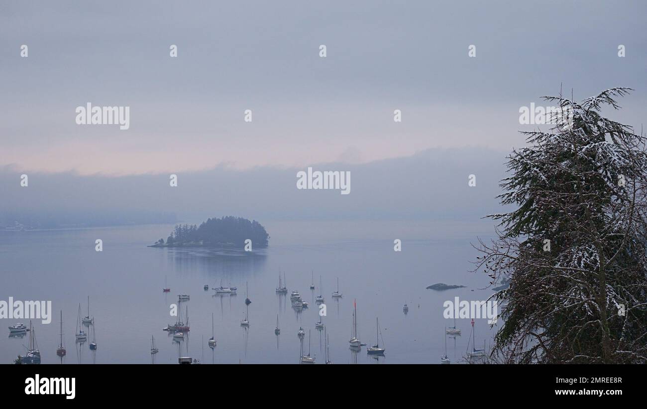 Fog over the bay hi-res stock photography and images - Alamy