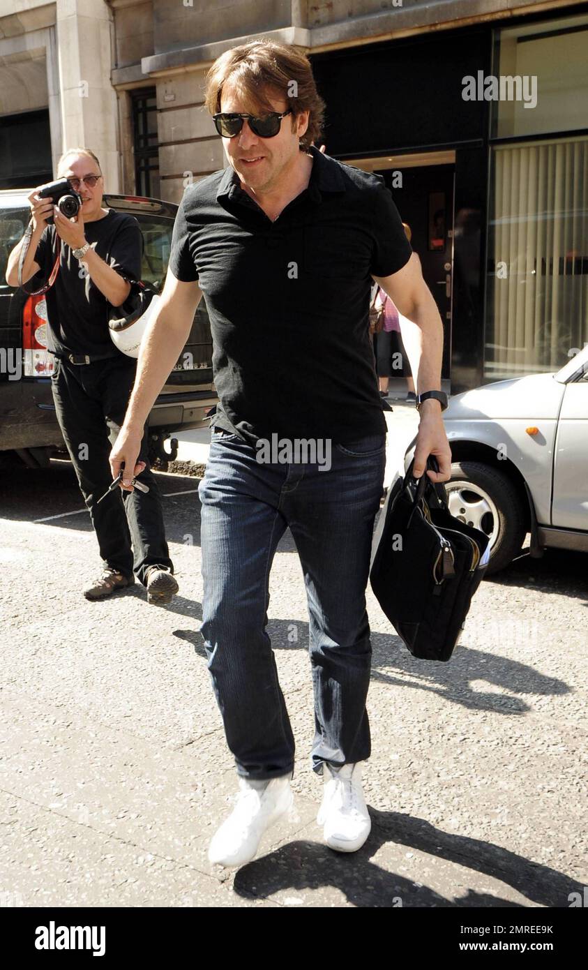 Jonathan Ross leaves the BBC studios today following his radio show ...