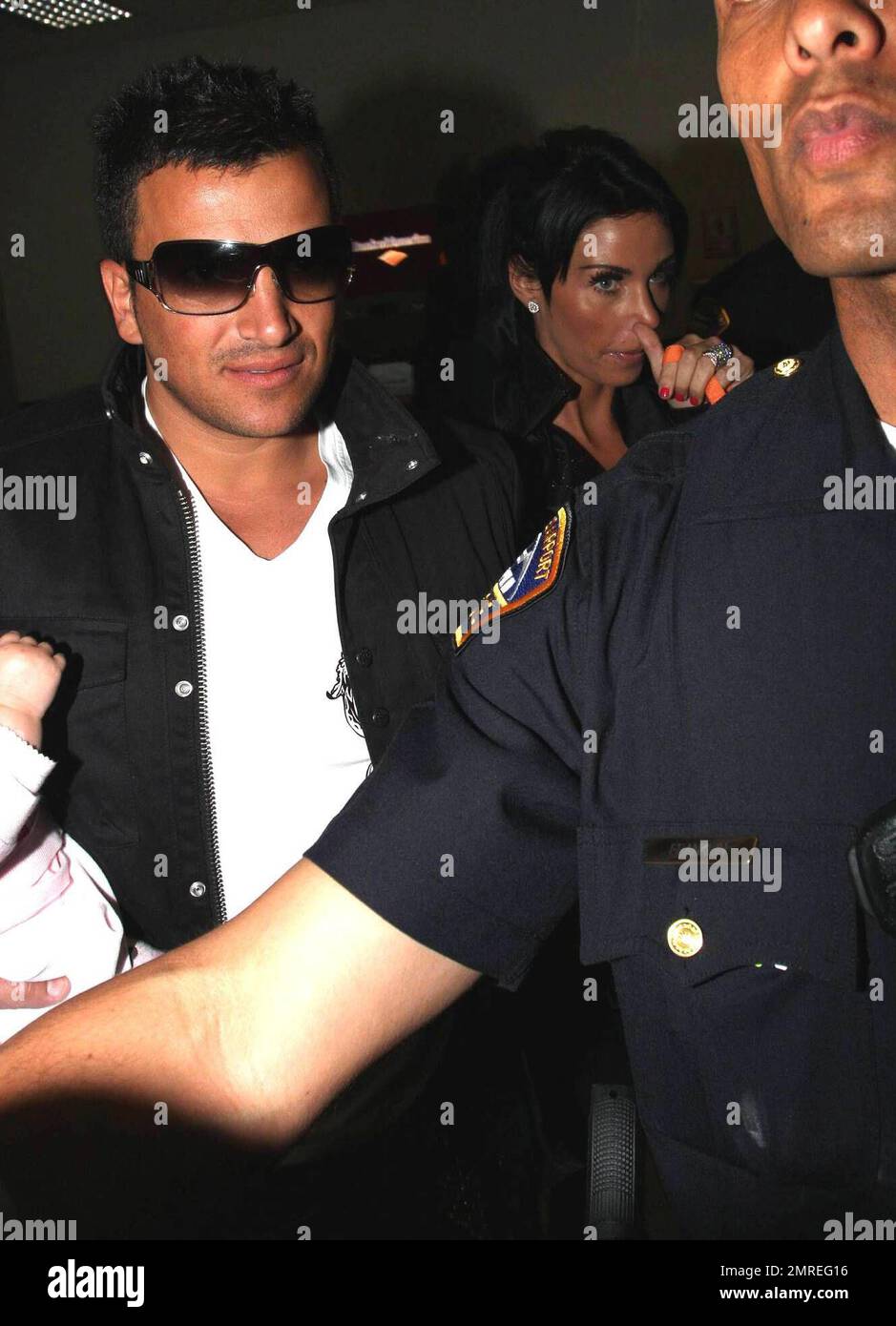 Katie Price, AKA Jordan landed stateside today along with hubby Peter ...