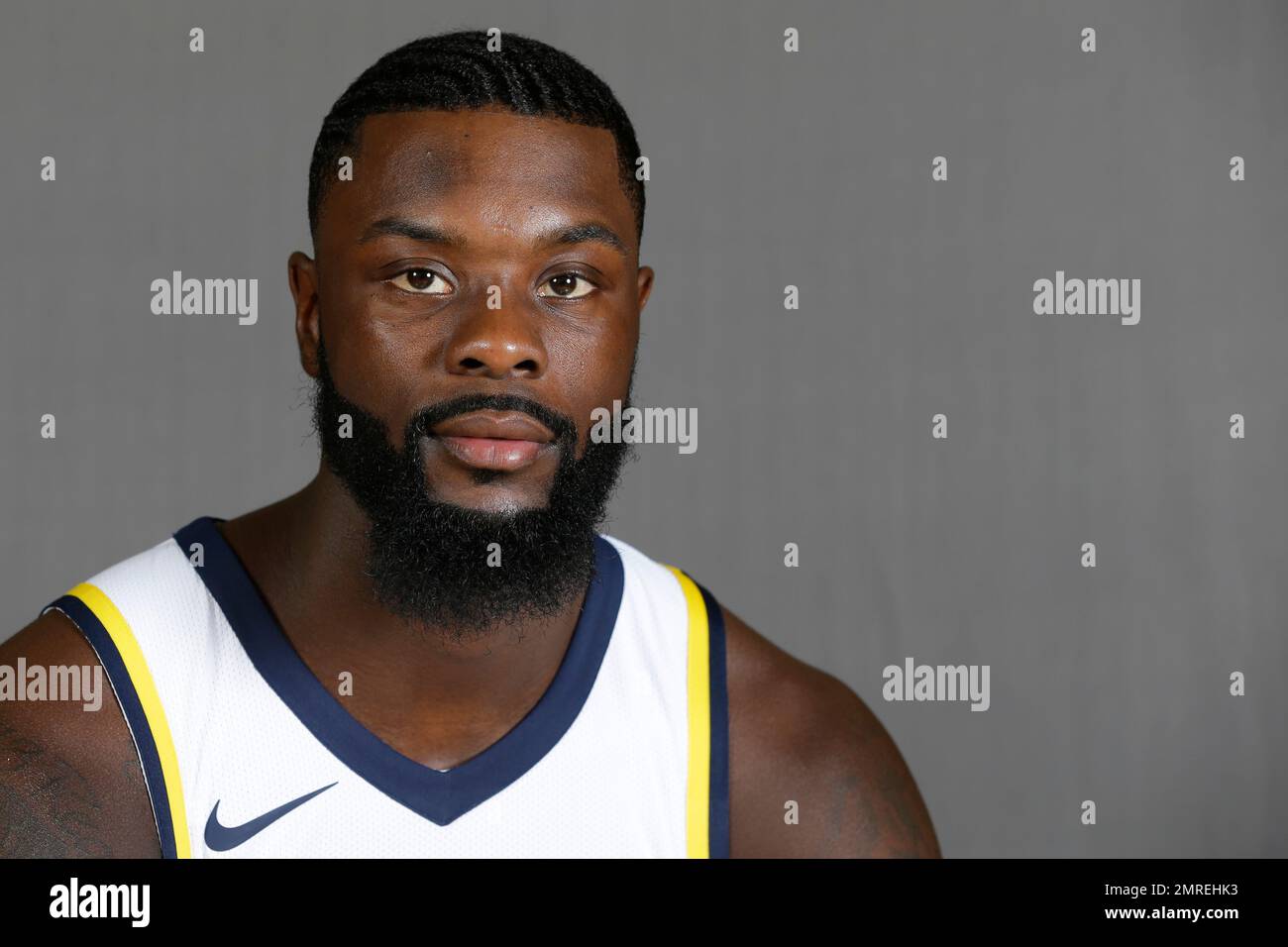 Indiana Pacers guard Lance Stephenson poses during the NBA basketball ...