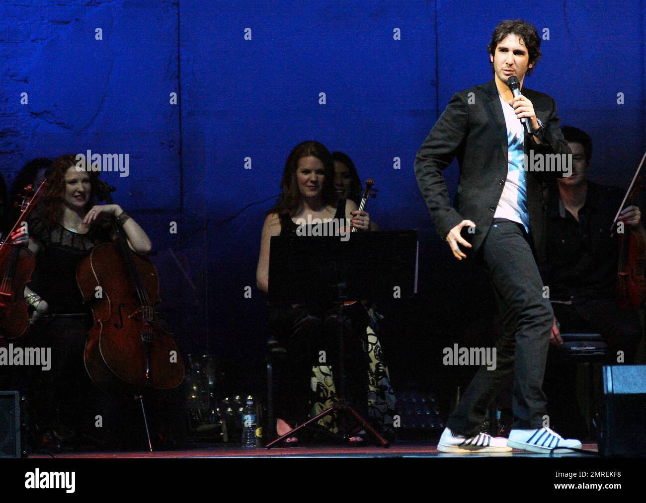 Josh Groban performs live in concert at the Bank Atlantic Center as ...