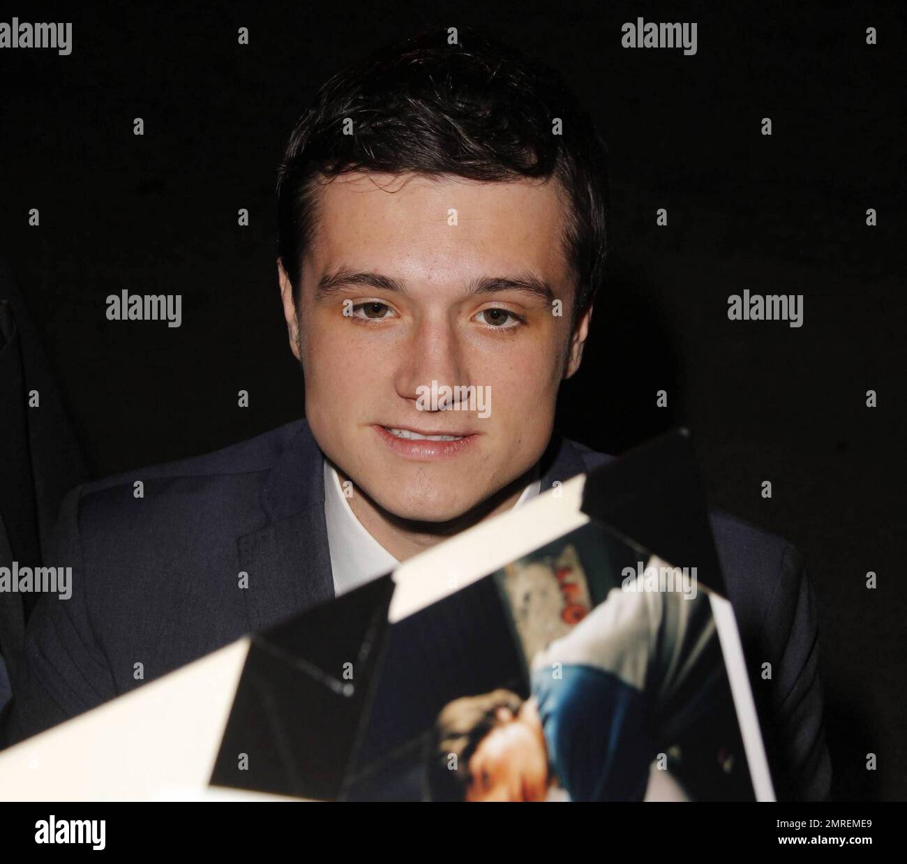 Actor Josh Hutcherson arrives at the Los Angeles Premiere of "Journey 2 ...