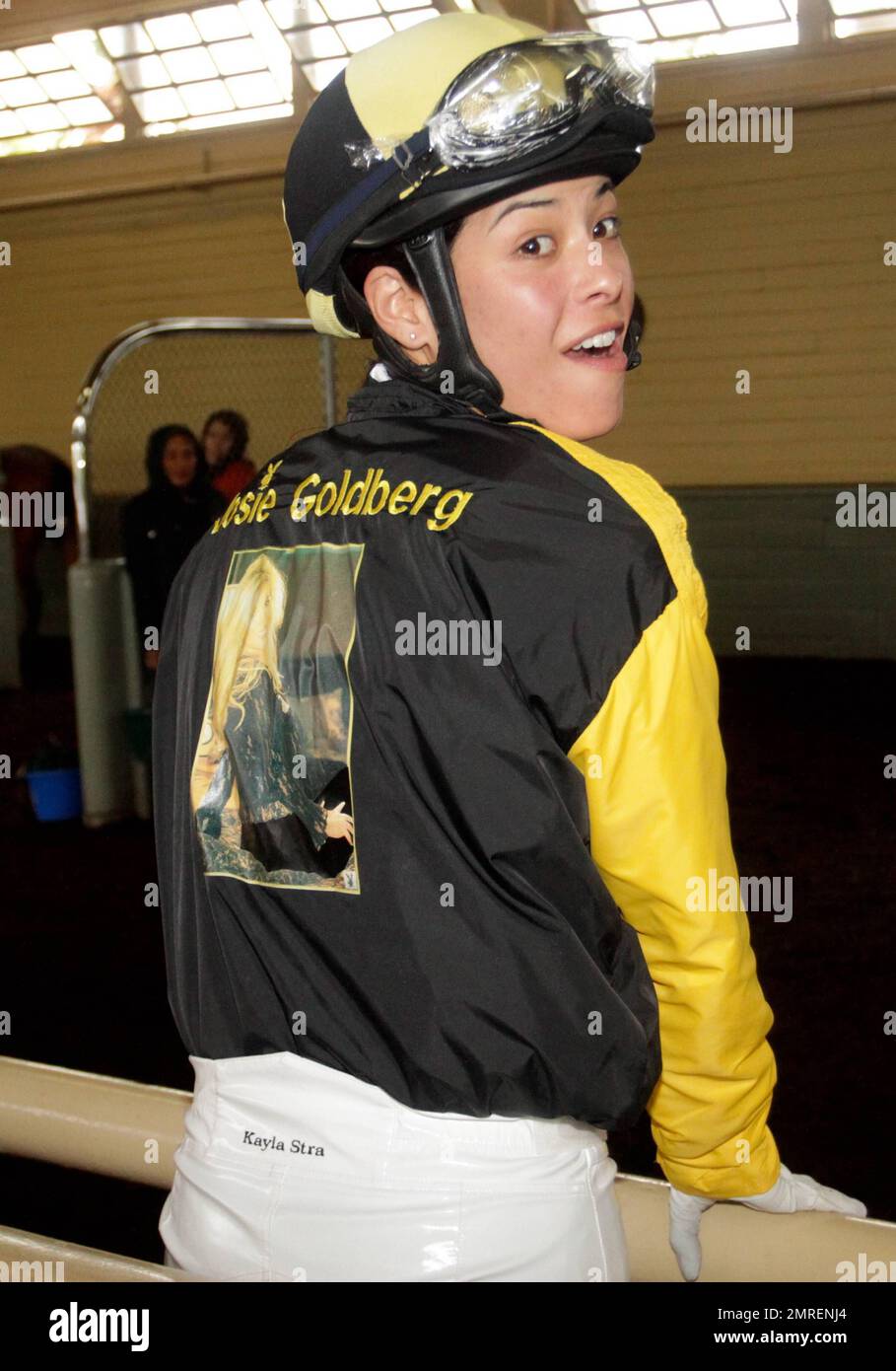 EXCLUSIVE!! Jockey Kayla Stra sponsored by Josie Goldberg and her new ...
