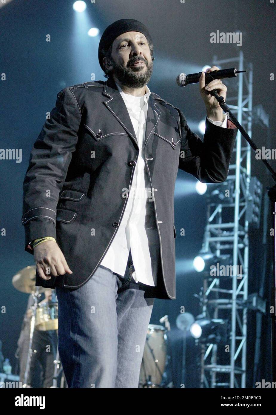 Dominican singer Juan Luis Guerra performs live in concert at the ...