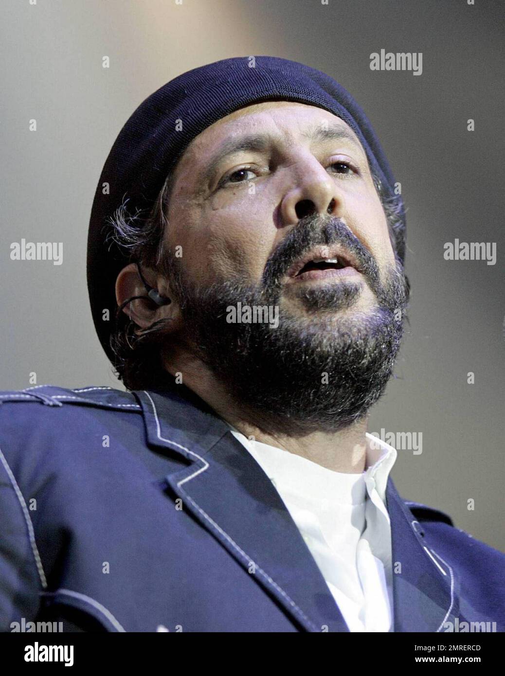 Dominican singer Juan Luis Guerra performs live in concert at the ...