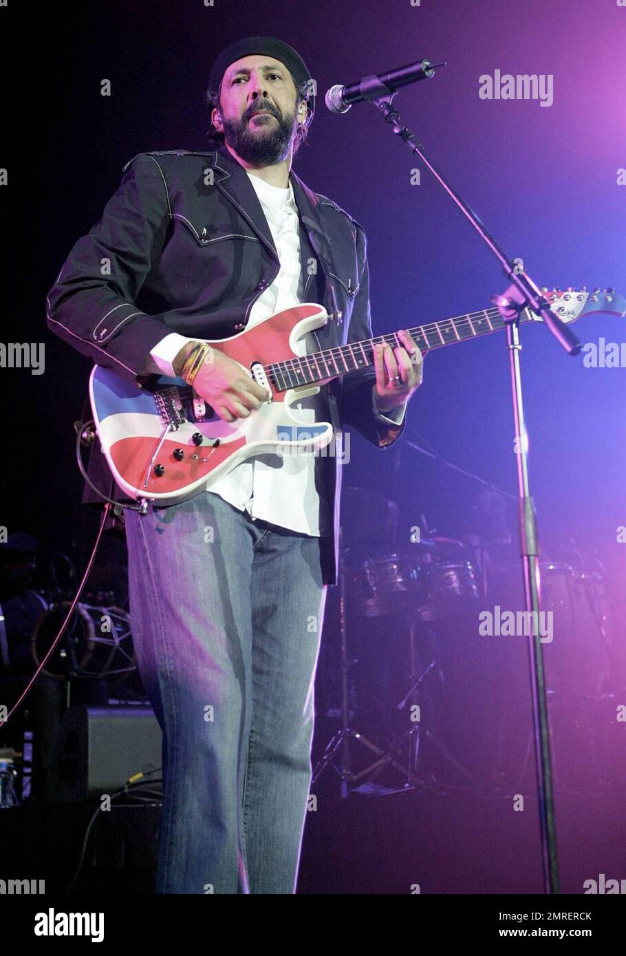 Dominican singer Juan Luis Guerra performs live in concert at the ...