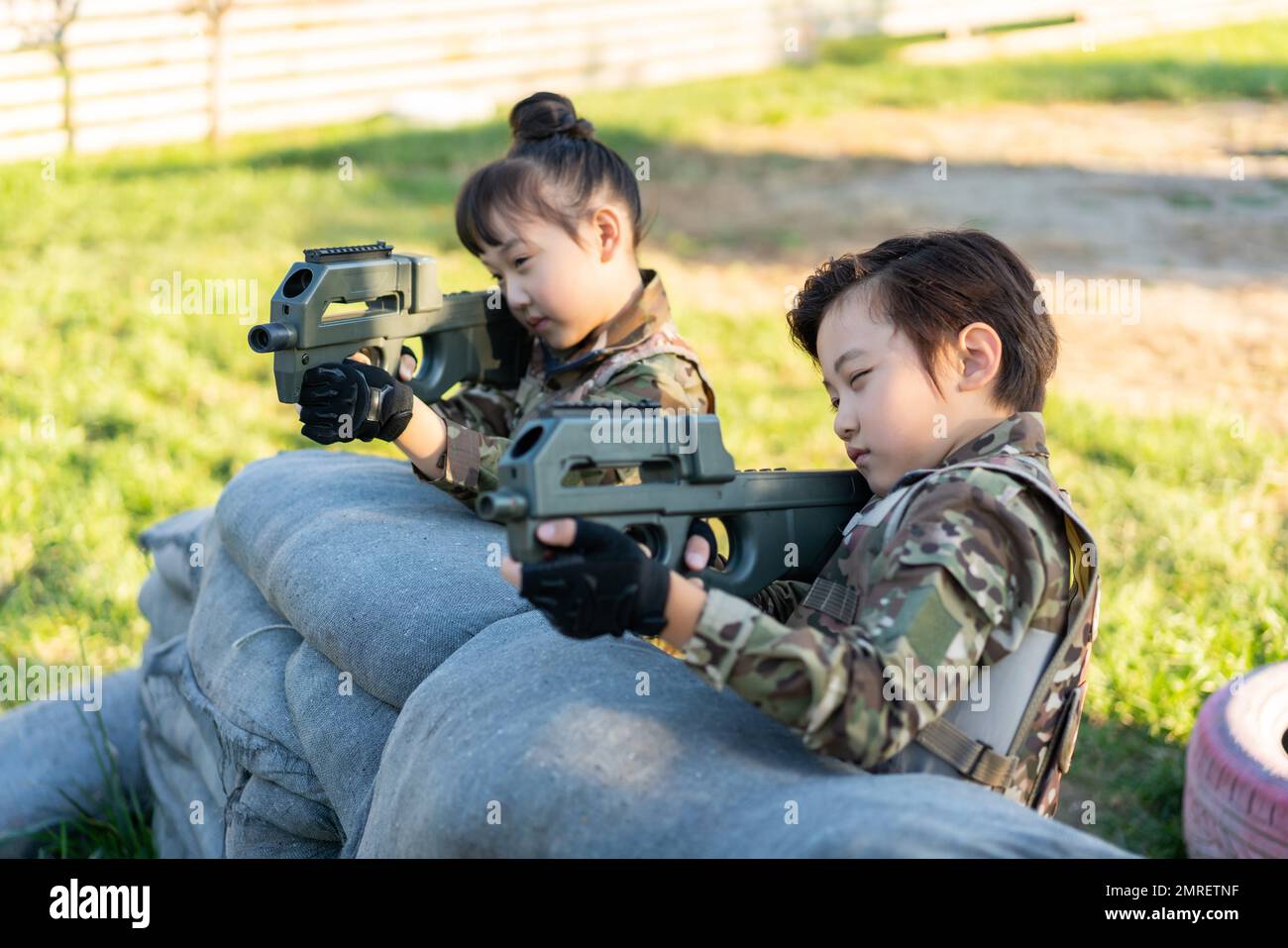 Happy children playing cs Stock Photo - Alamy