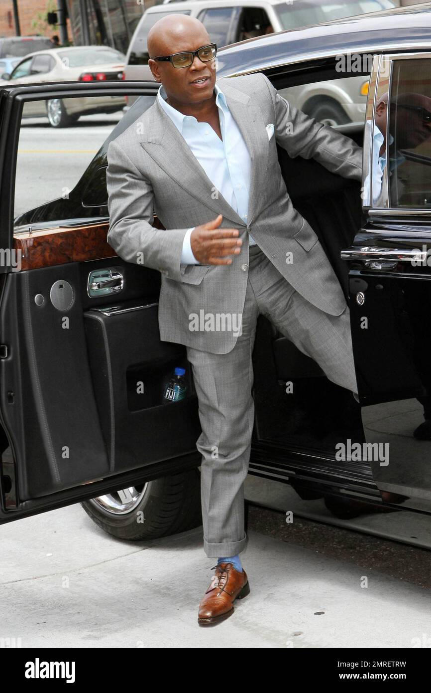 Producer L.A. Reid arrives to the US X Factor auditions at The Galen ...