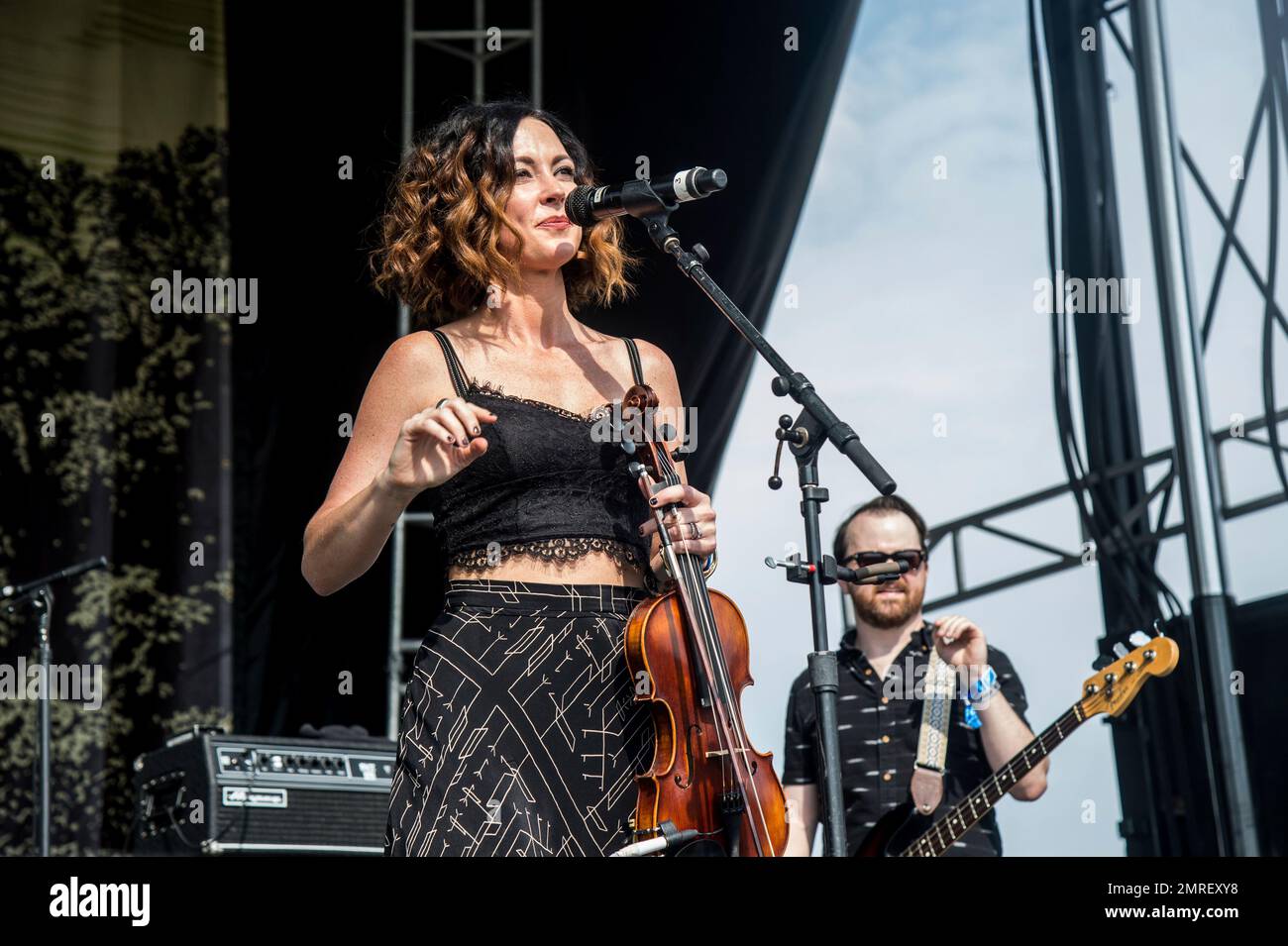 Amanda Shires performs at the Pilgrimage Music and Cultural Festival on ...