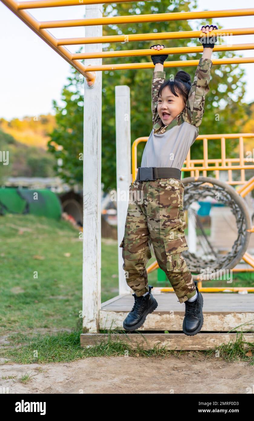 Happy girl playing cs Stock Photo - Alamy
