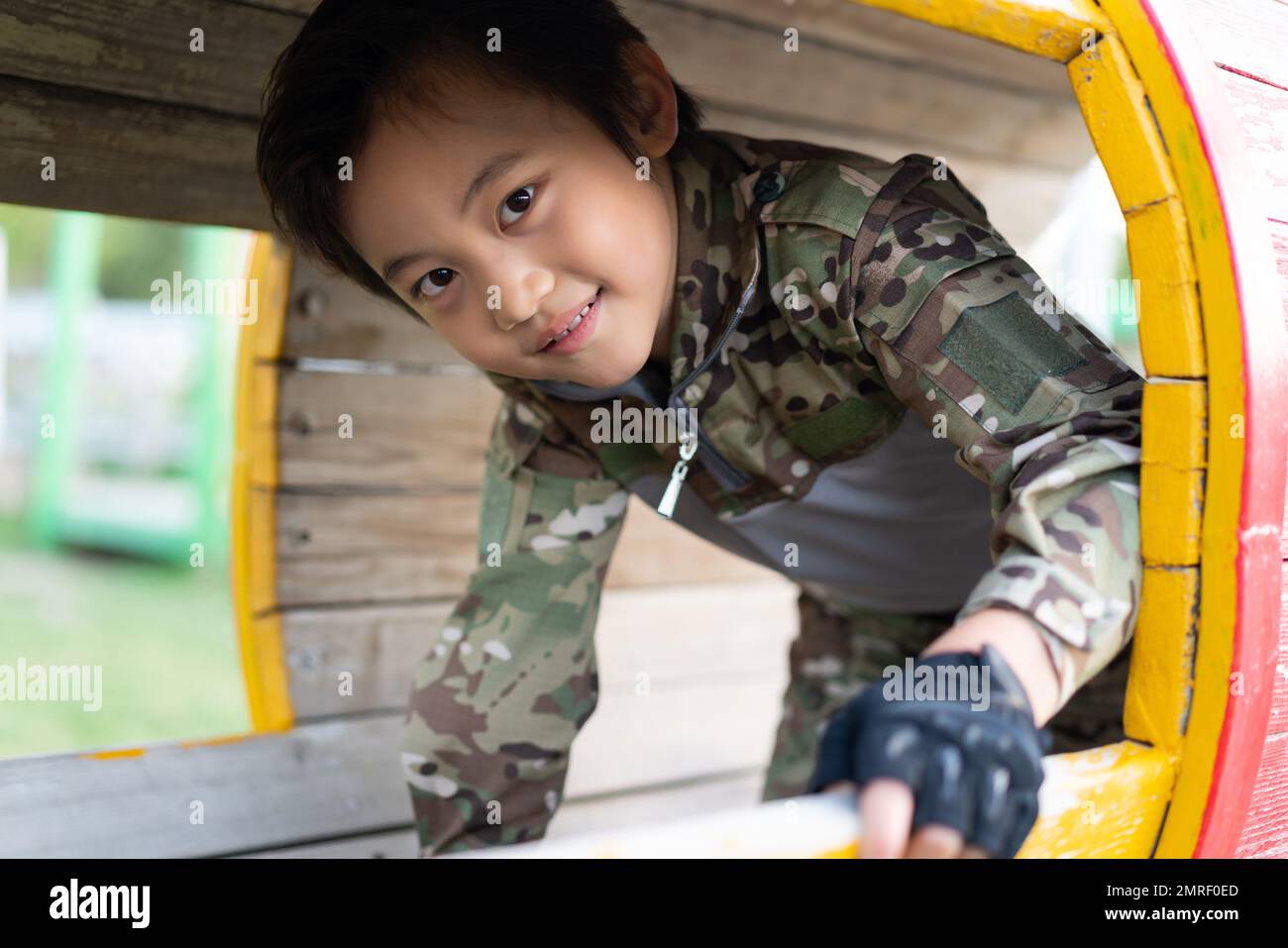 Happy boy playing cs Stock Photo - Alamy