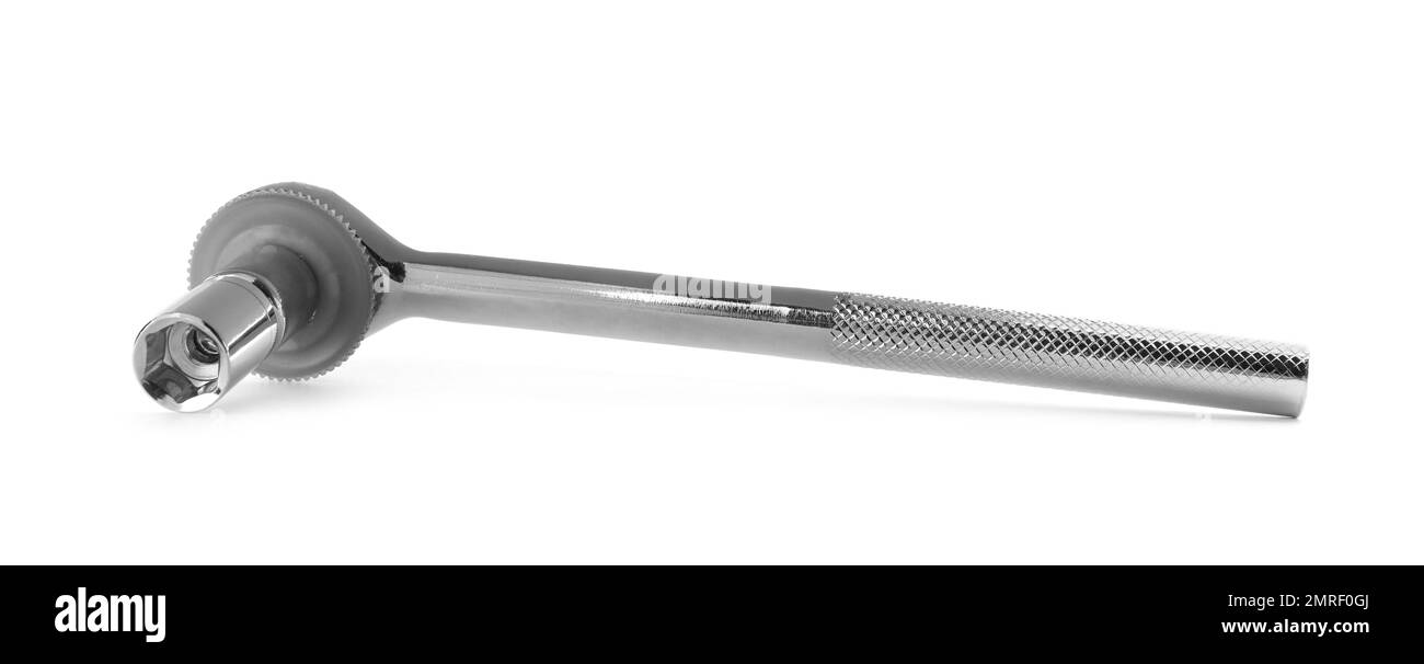 Modern auto mechanic's tool isolated on white Stock Photo - Alamy