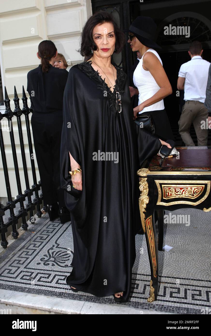 Bianca Jagger at the Julien Macdonald Spring/Summer 2012 Fashion Show ...