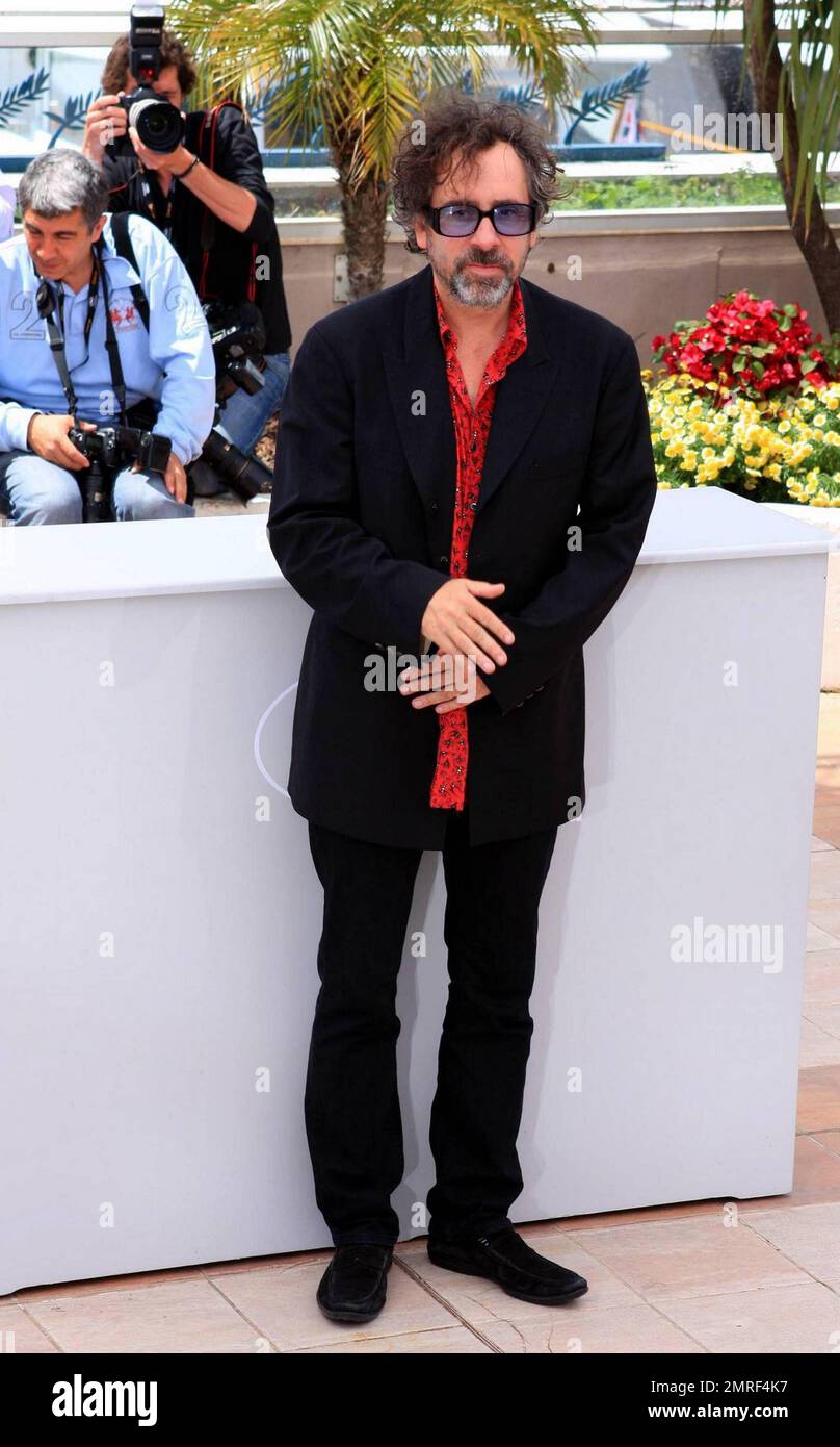 Tim Burton at the "Jury" photocall held at the Palais Des Festivals ...