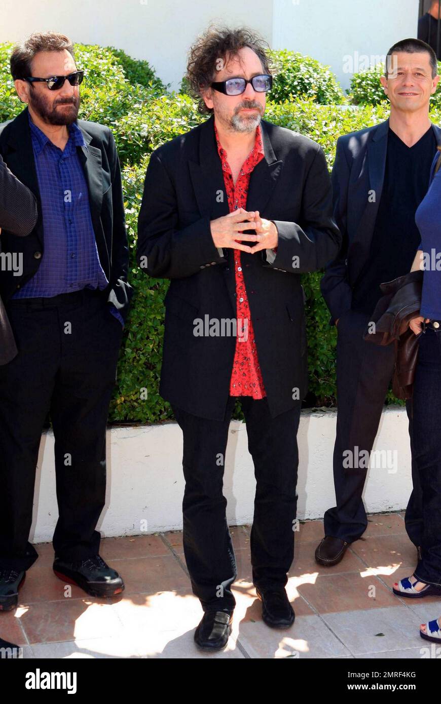 Tim Burton at the "Jury" photocall held at the Palais Des Festivals ...