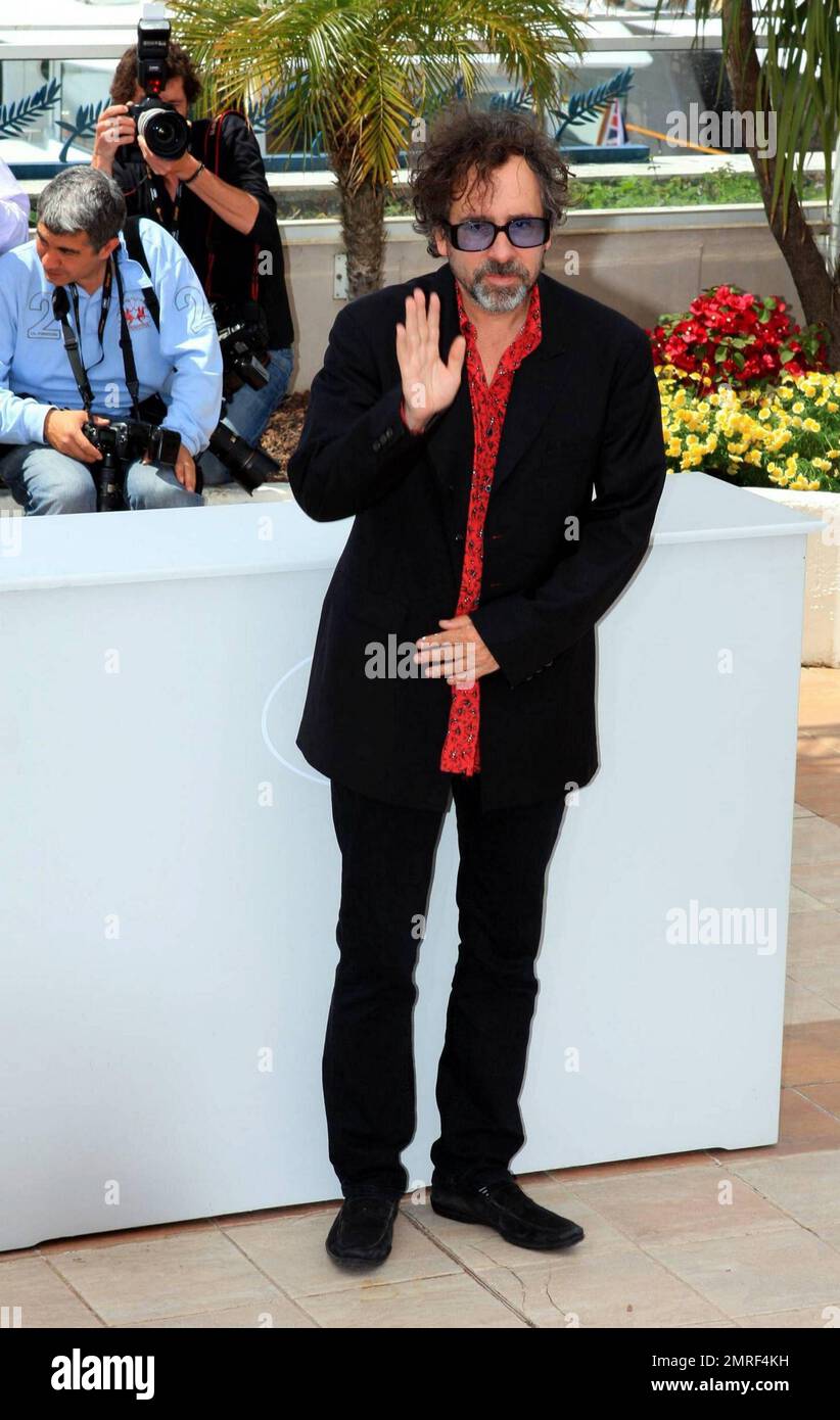 Tim Burton at the "Jury" photocall held at the Palais Des Festivals ...