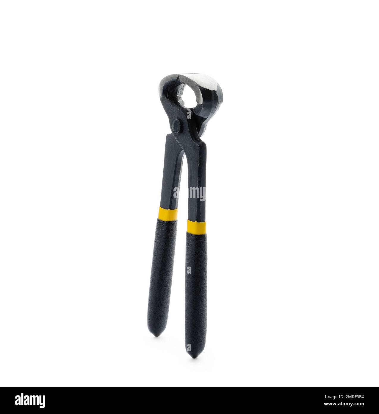 Modern pincers isolated on white. Carpenter's tool Stock Photo - Alamy