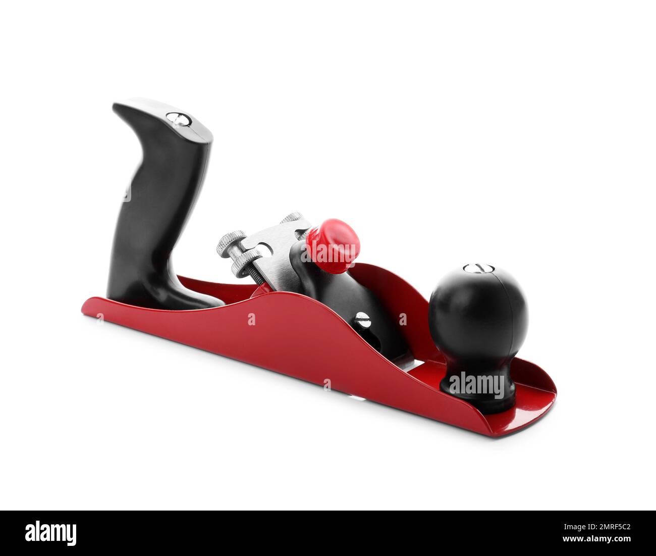 Modern jack plane isolated on white. Carpenter's tool Stock Photo - Alamy