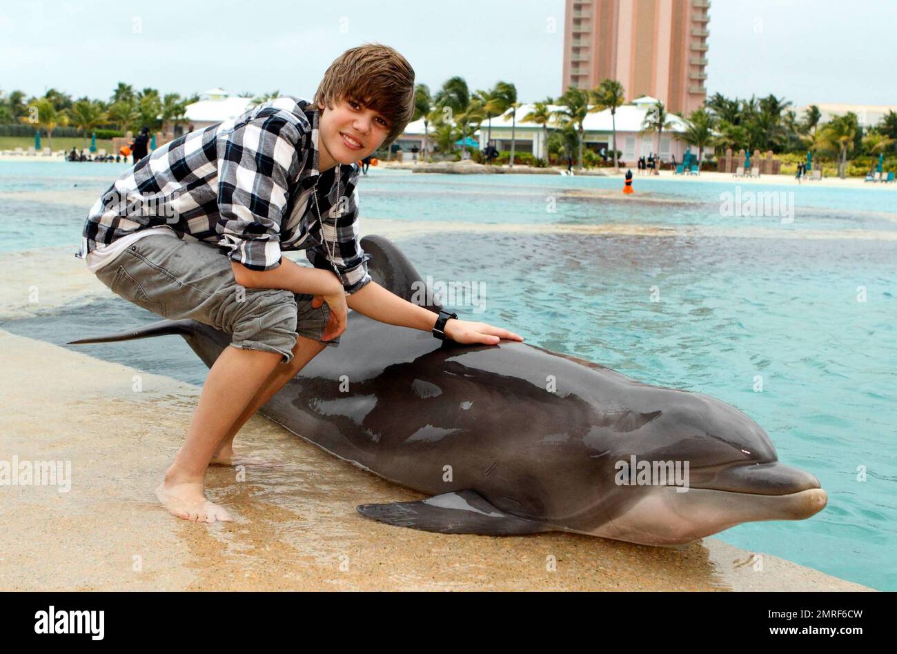Justin Bieber In The Pool Swimming