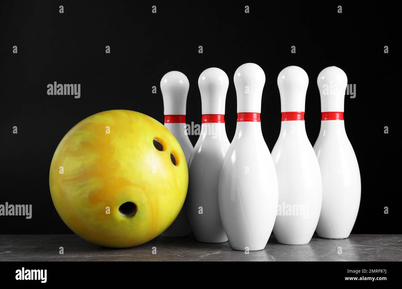 Bowling pins stone hi-res stock photography and images - Alamy