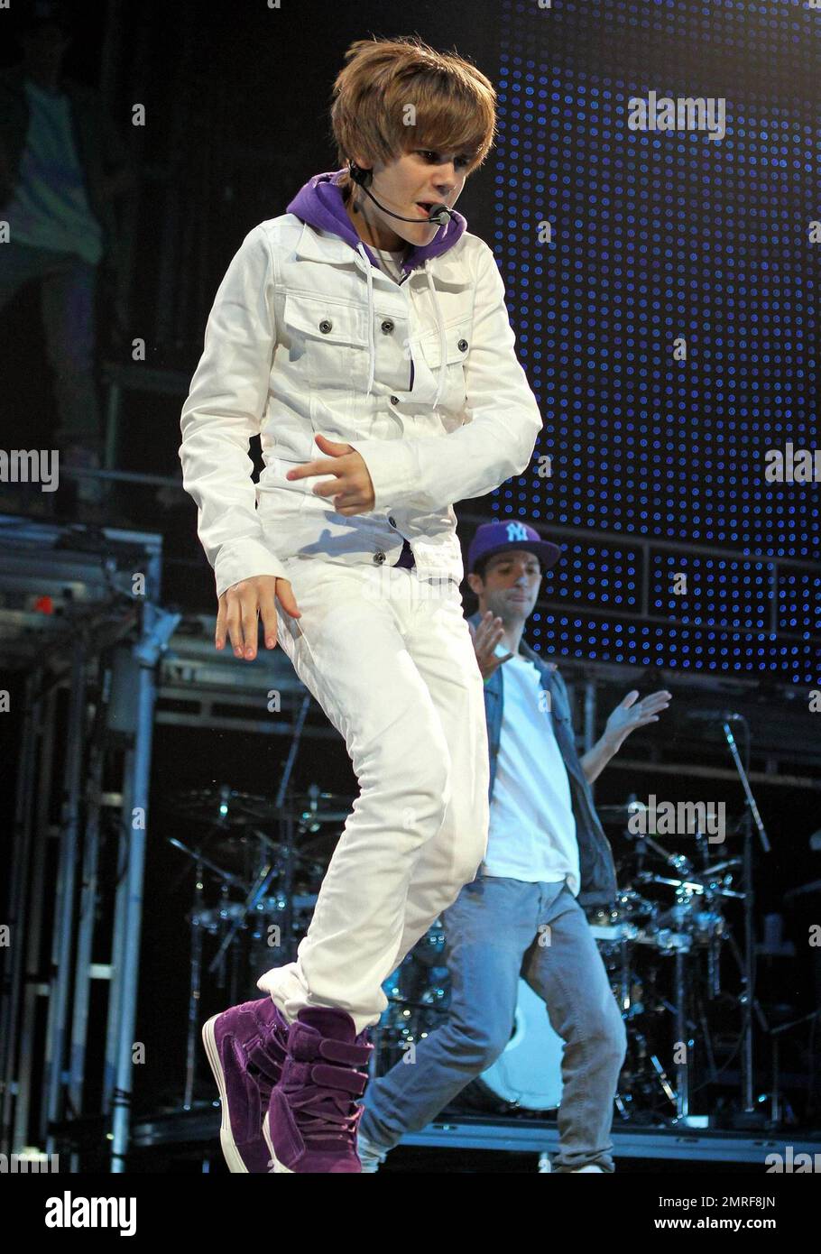 Justin Bieber performs live in concert at the BankAtlantic Center in ...