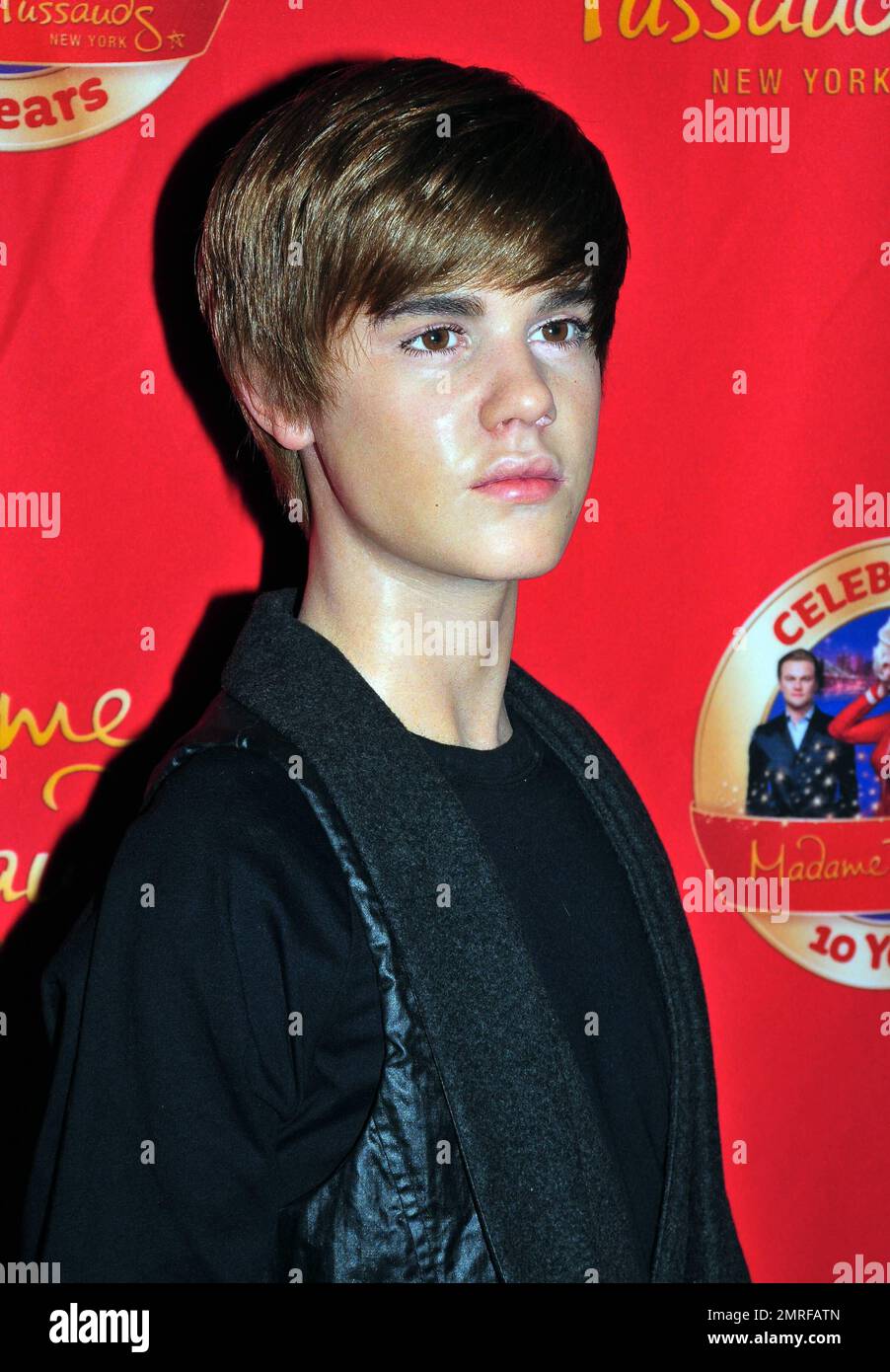 Teen superstar Justin Bieber's waxworks statue is unveiled at Madame ...