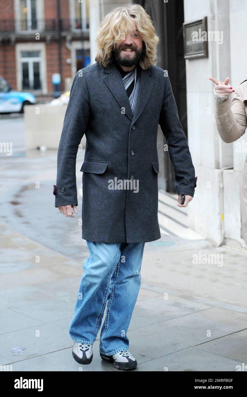 British comedian, television and radio presenter Justin Lee Collins ...