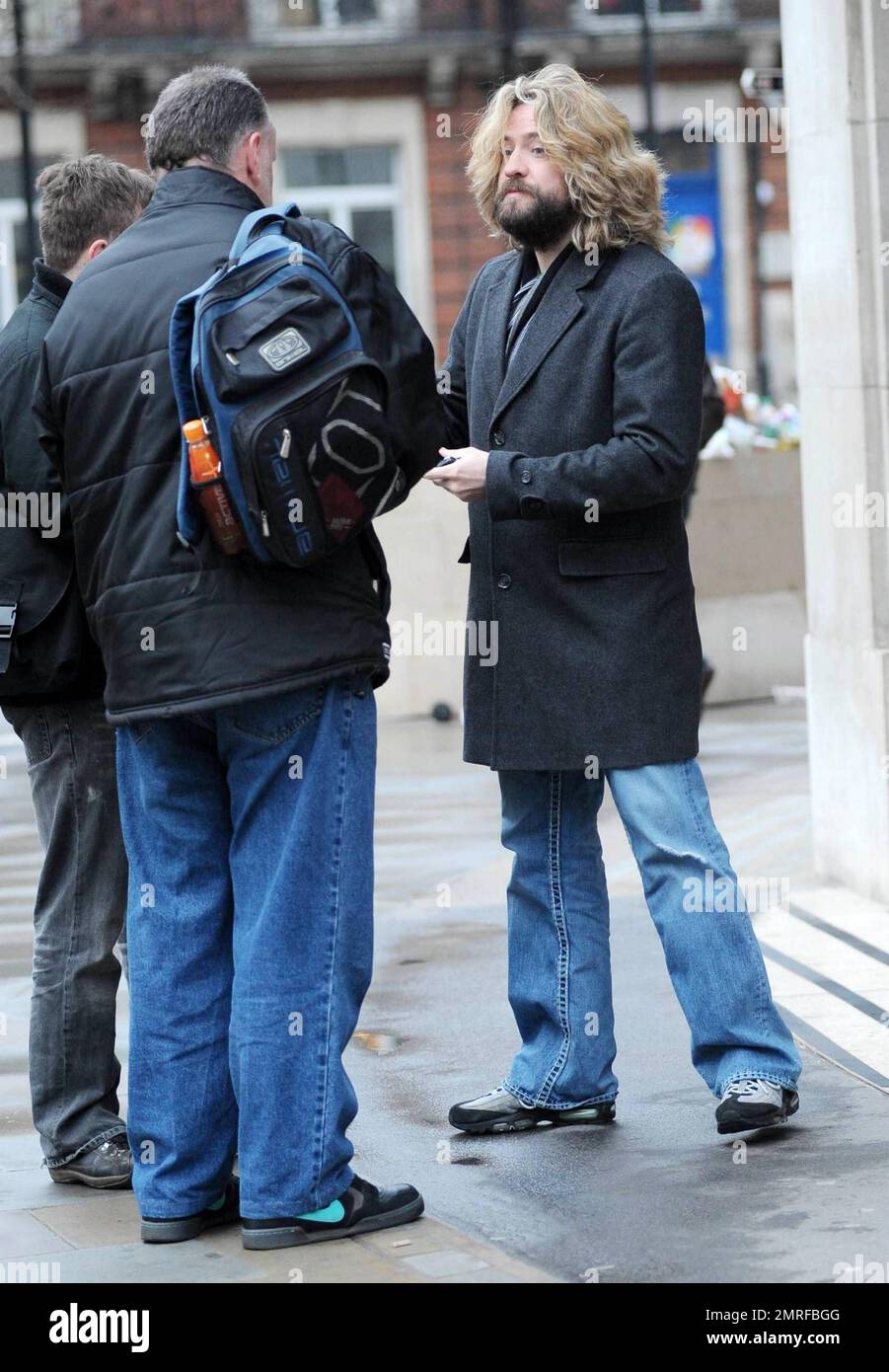 British comedian, television and radio presenter Justin Lee Collins ...