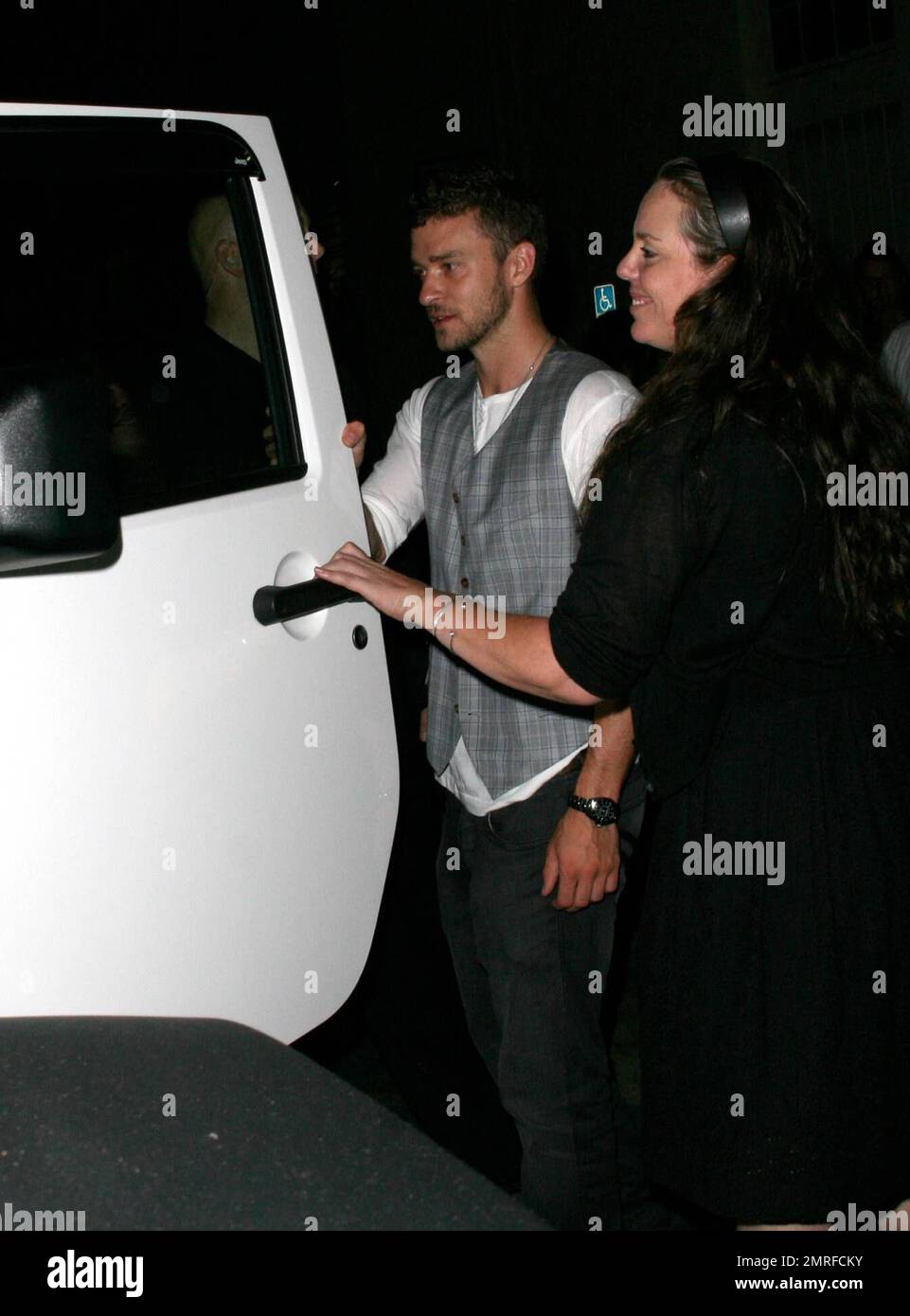 Justin Timberlake attends he Kress nightclub grand opening in Hollywood ...