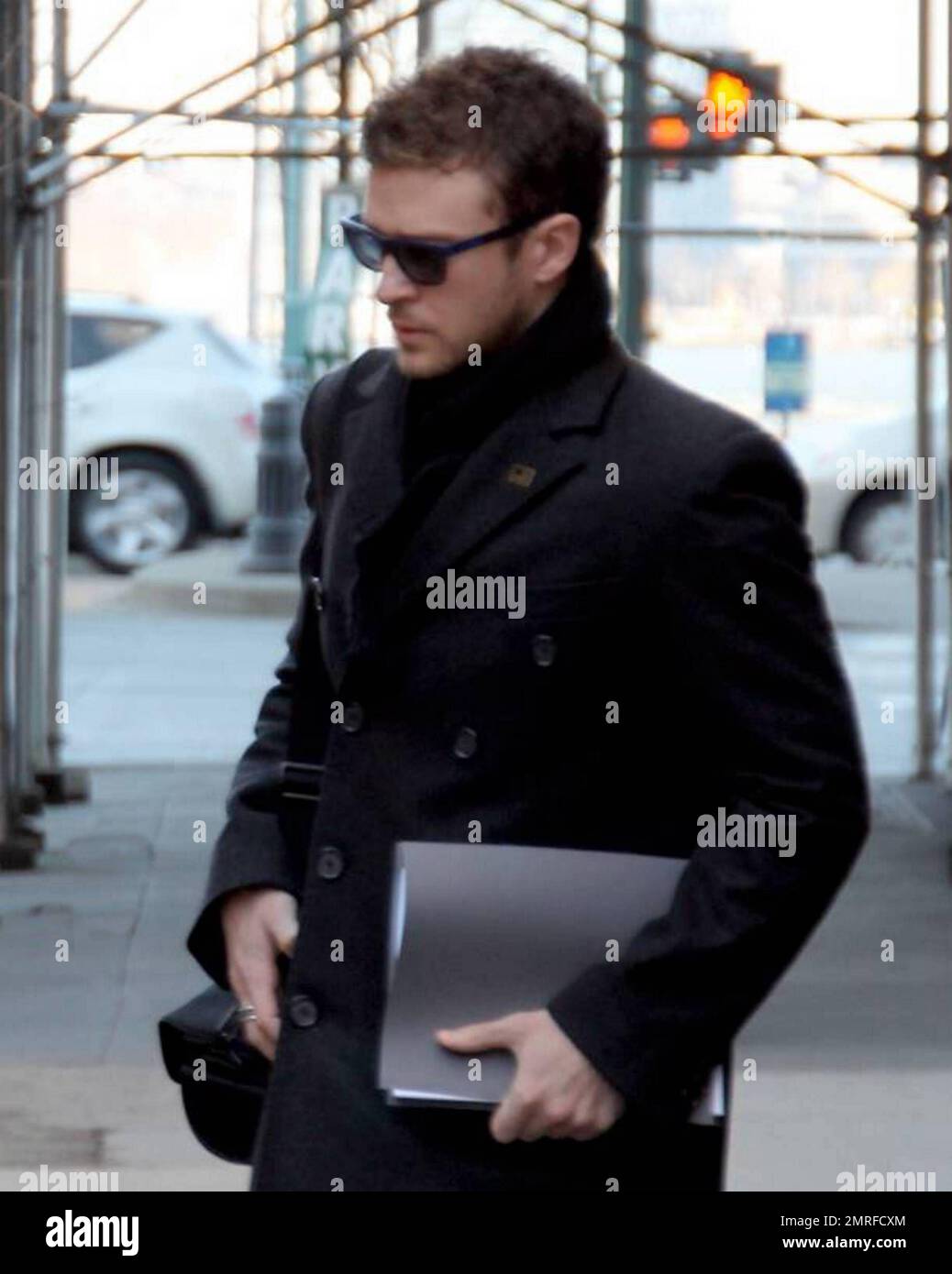 Justin Timberlake goes for an urban chic look in all black while out in ...