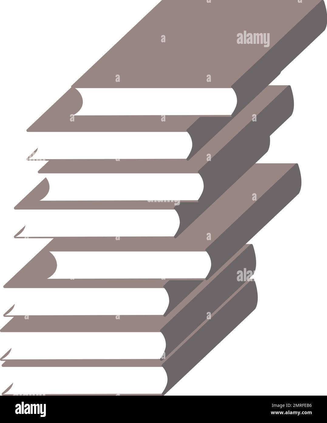 Pile of books image Stock Vector Images - Alamy