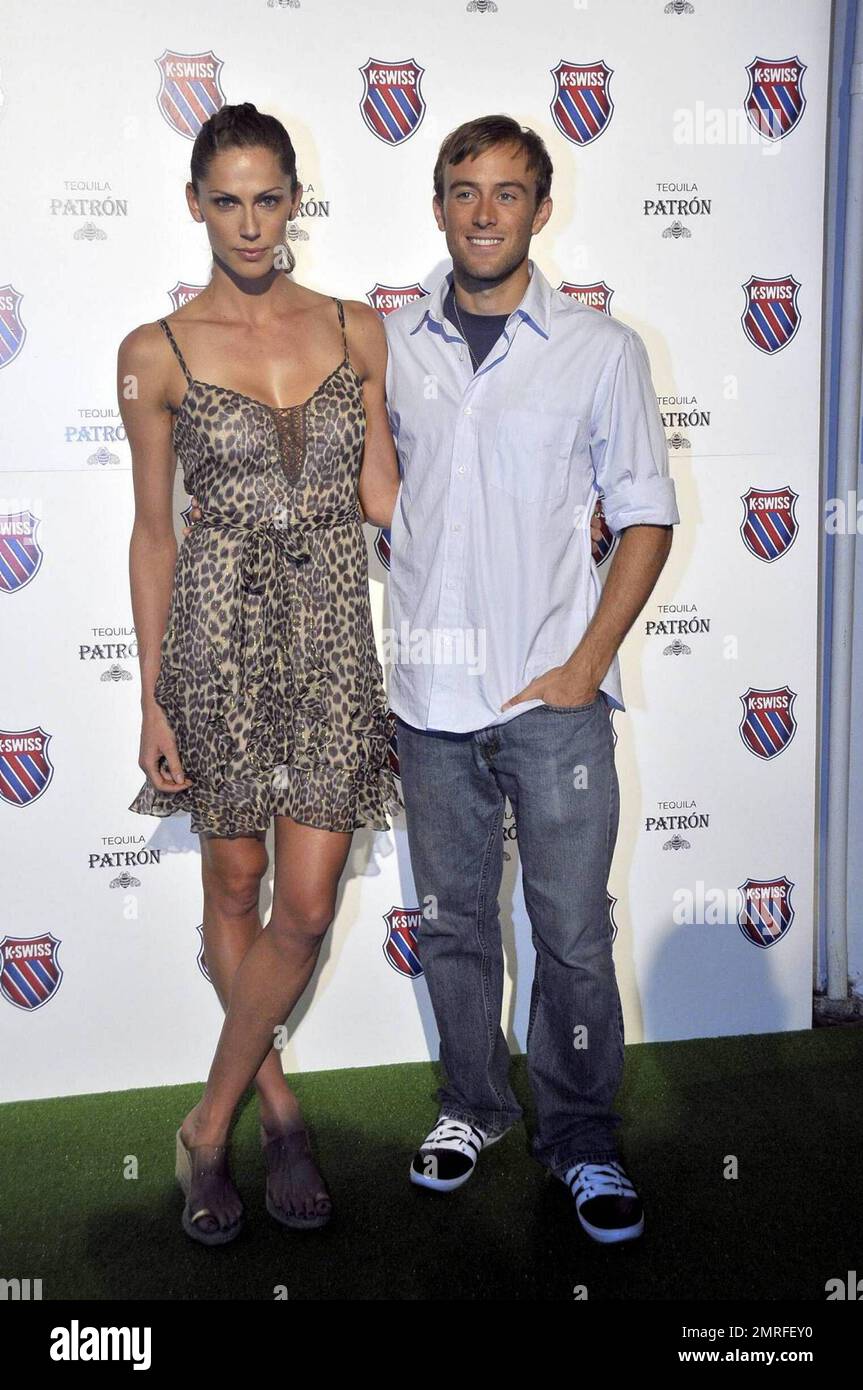 -Jenny Fletcher and Henry Hagenbuch attend the K-Swiss Inaugural Runway ...