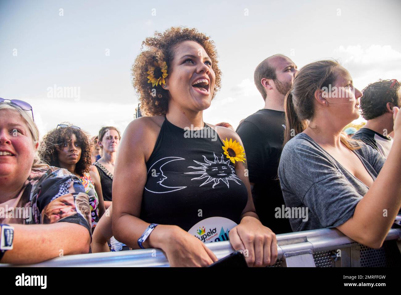 A festival goer attends the Pilgrimage Music and Cultural Festival on ...
