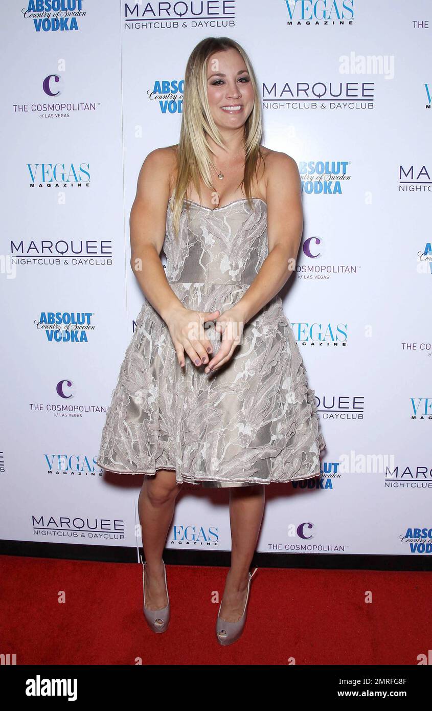 Kaley Cuoco hosts Vegas Magazine's Fall Fashion issue cover party in ...