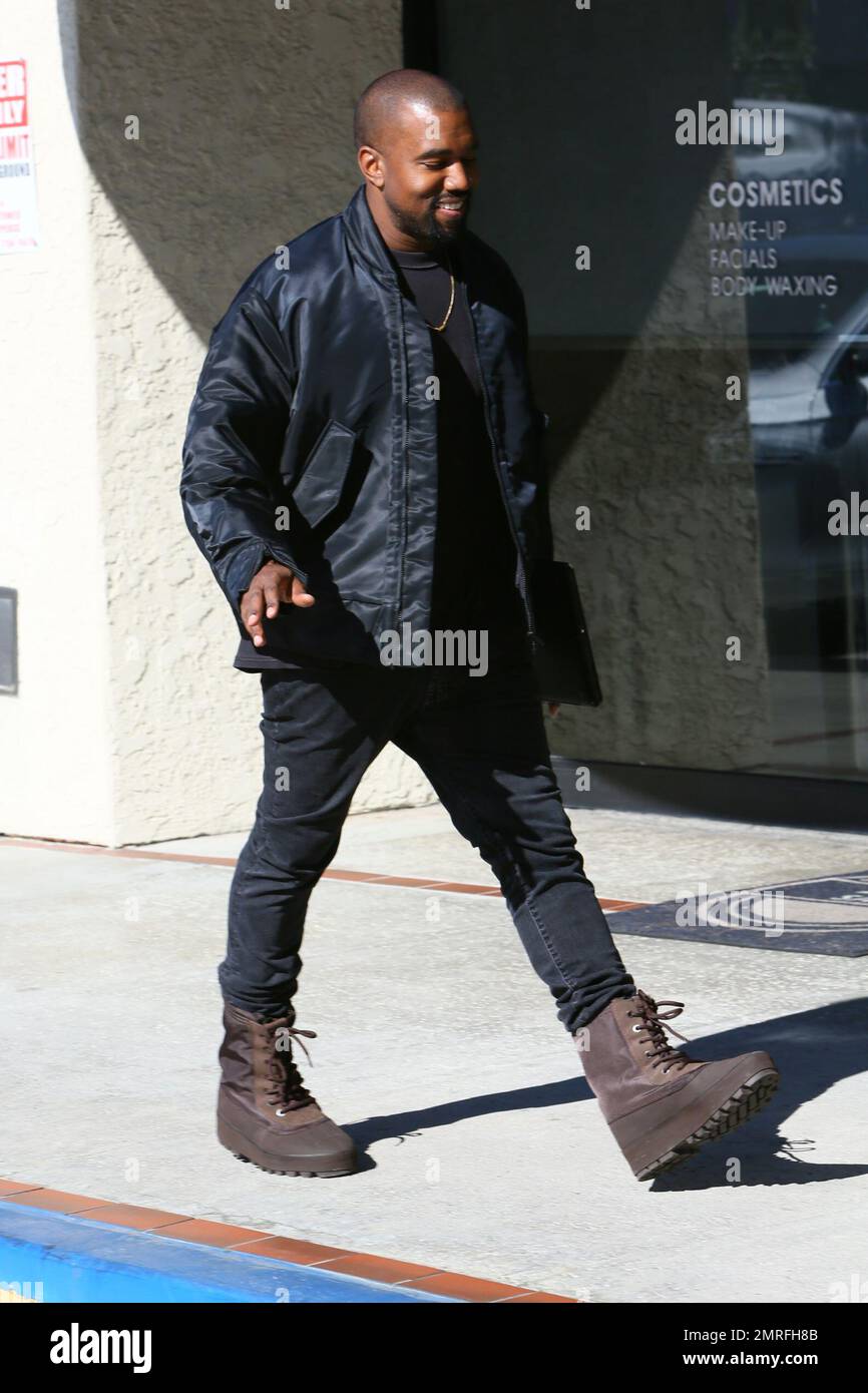 Kanye West and North West leaving ballet class. Los Angeles, CA. 11th ...
