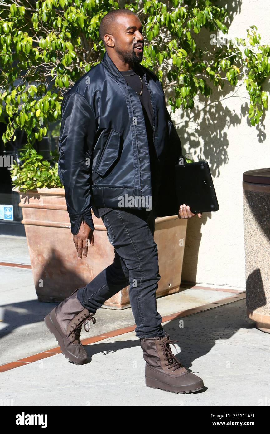 Kanye West and North West leaving ballet class. Los Angeles, CA. 11th ...
