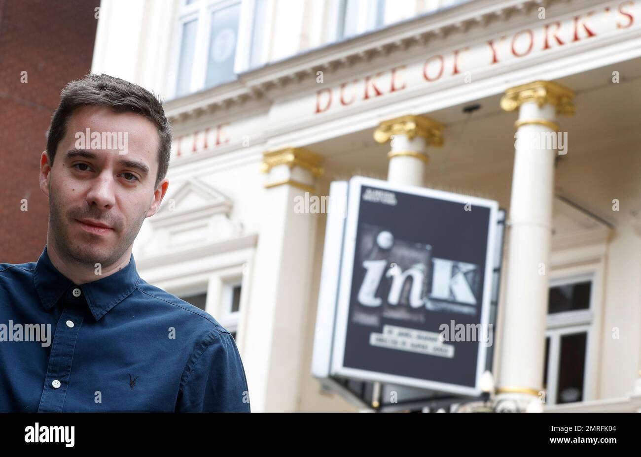 In this Thursday, Sept. 21, 2017 photo, British playwright James Graham ...